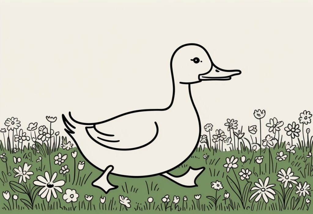 33 Easy Fun Duck Drawing Ideas - Sketch Draw Create - Drawing For Beginners