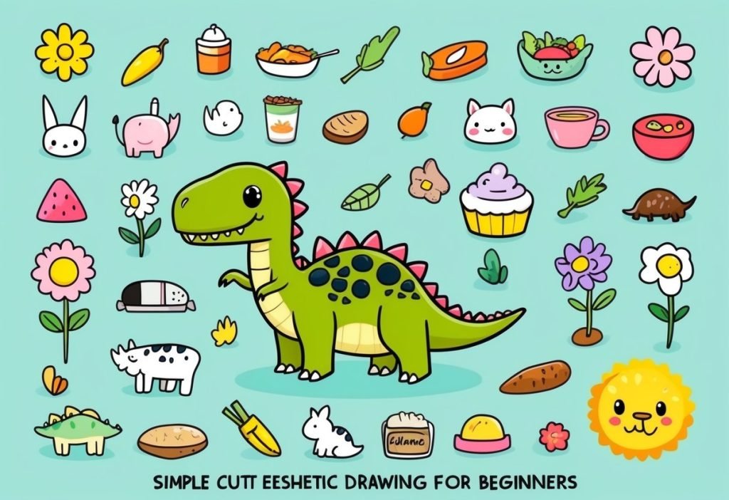 67 Random Cute Things to Draw - Sketch Draw Create - Drawing For Beginners