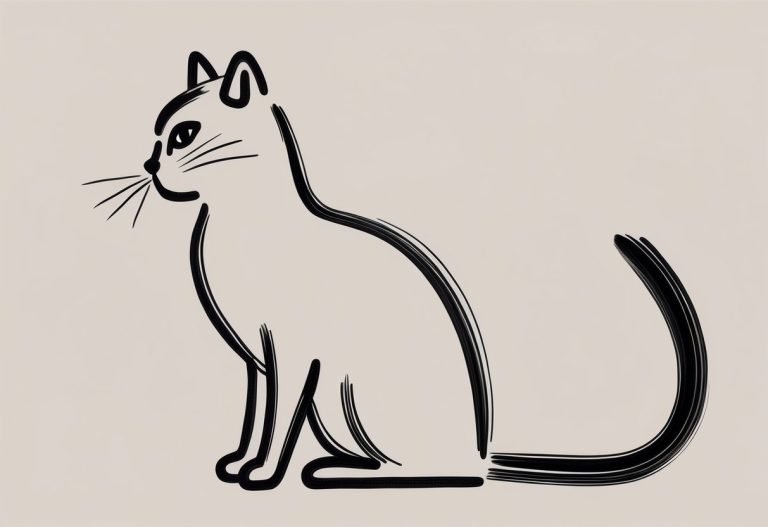 53 Easy Cute (Minimalist) Cat Drawing Ideas - Sketch Draw Create ...
