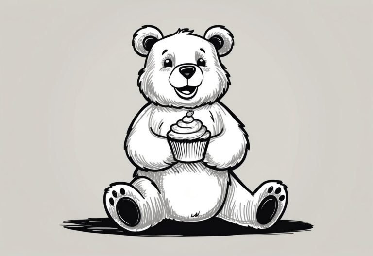 33 Easy Cute Bear Drawing Ideas - Sketch Draw Create - Drawing For ...
