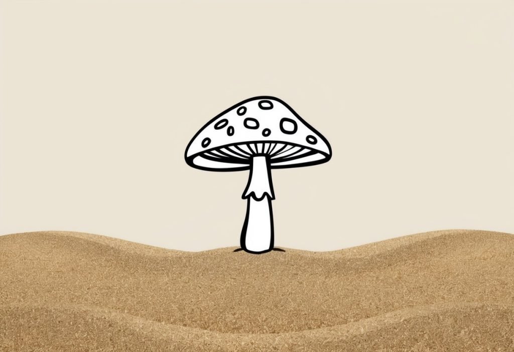 31 Easy Mushroom Drawing Ideas - Sketch Draw Create - Drawing For Beginners