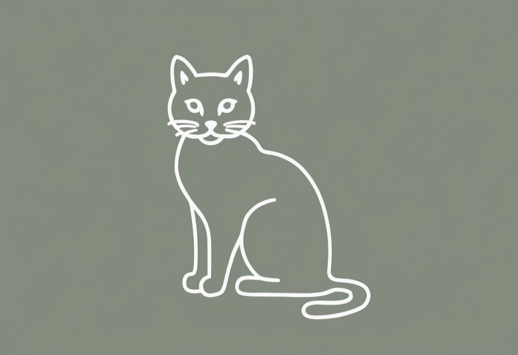 53 Easy Cute (Minimalist) Cat Drawing Ideas - Sketch Draw Create ...