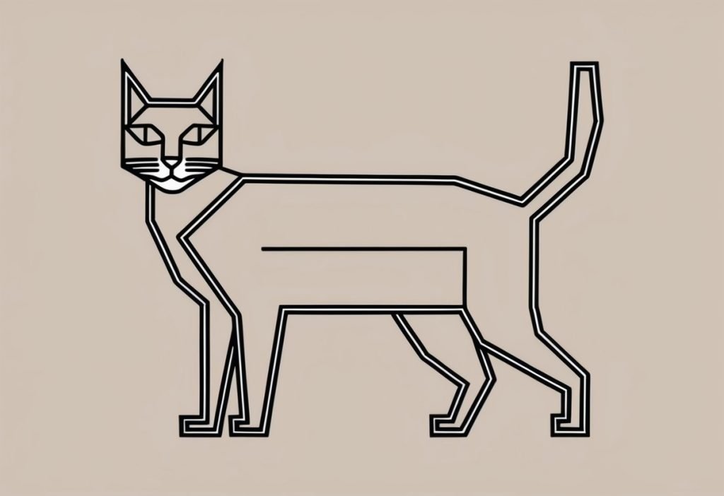 53 Easy Cute (Minimalist) Cat Drawing Ideas - Sketch Draw Create ...