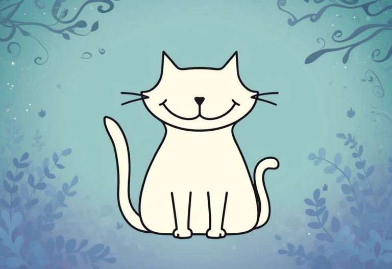 53 Easy Cute (Minimalist) Cat Drawing Ideas - Sketch Draw Create ...