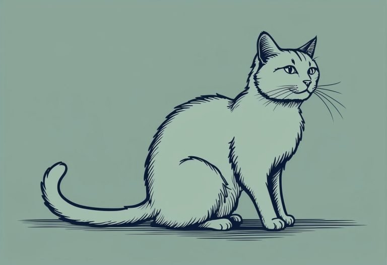 53 Easy Cute (Minimalist) Cat Drawing Ideas - Sketch Draw Create ...